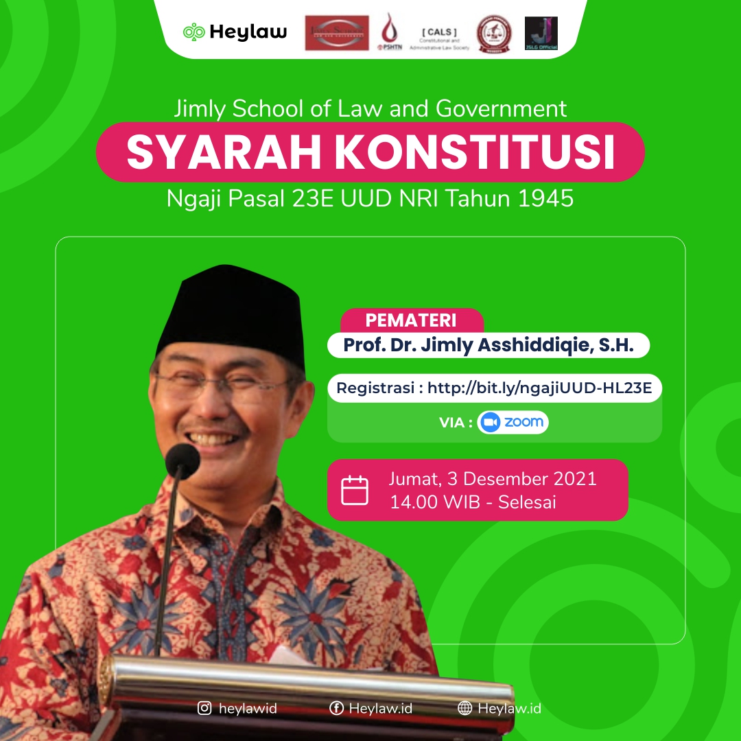 Syarah Konstitusi: Ngaji Pasal 23E UUD NRI Tahun 1945 | HeyLaw