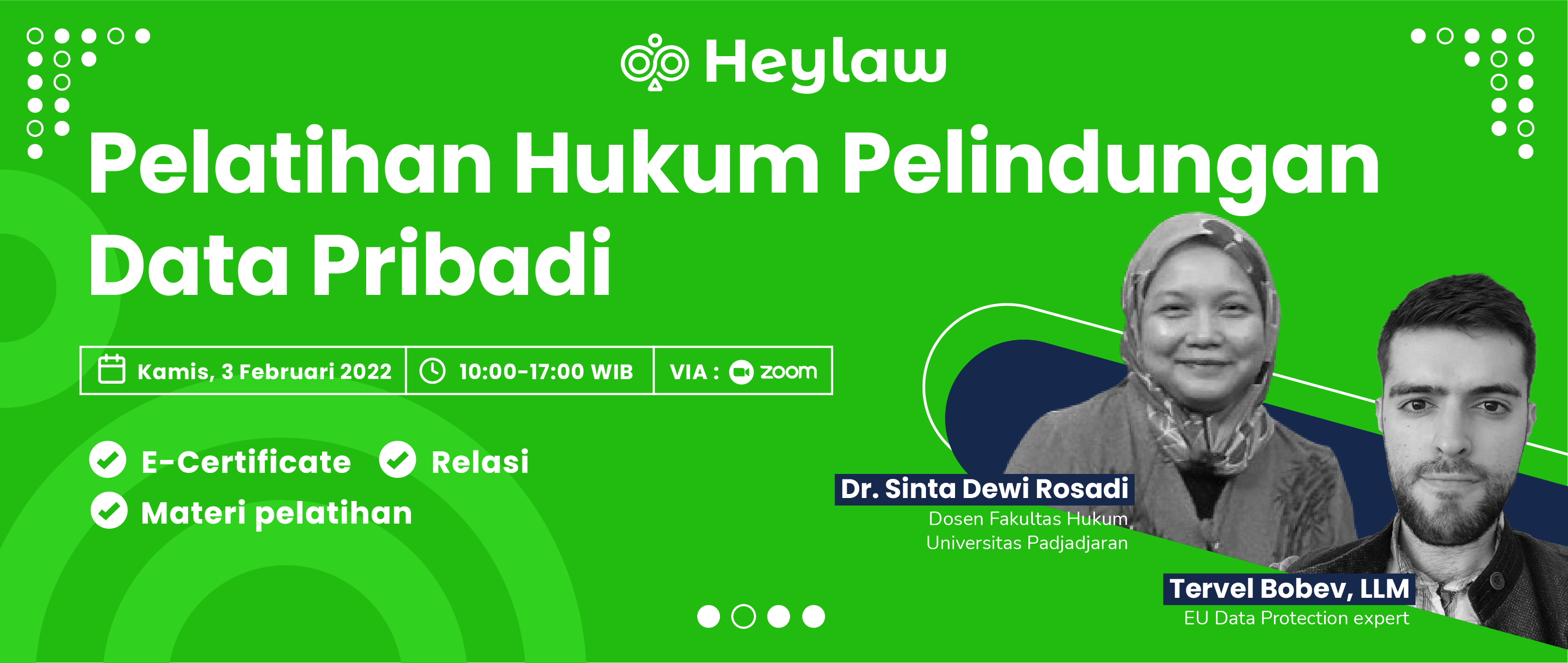 Pelatihan Hukum Pelindungan Data Pribadi | HeyLaw