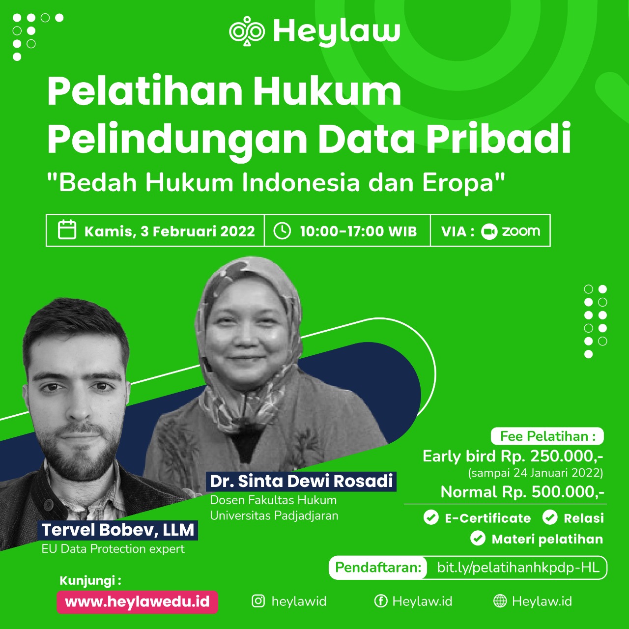 Pelatihan Hukum Pelindungan Data Pribadi | HeyLaw