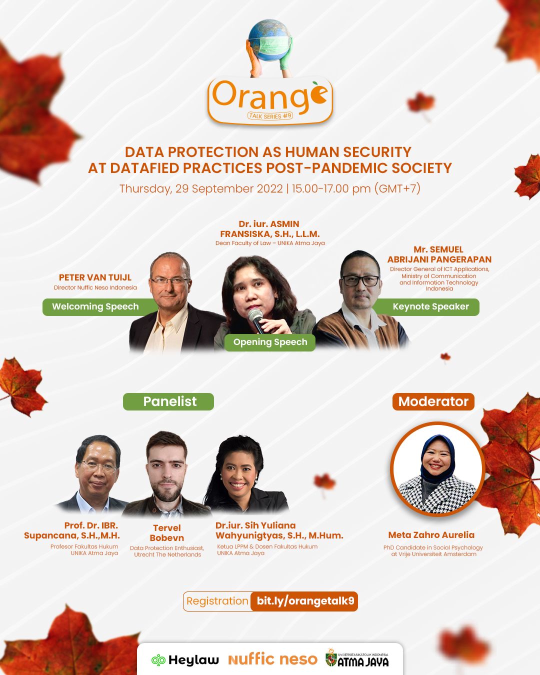 ORANGE TALK SERIES #9: DATA PROTECTION AS HUMAN SECURITY AT DATAFIED ...