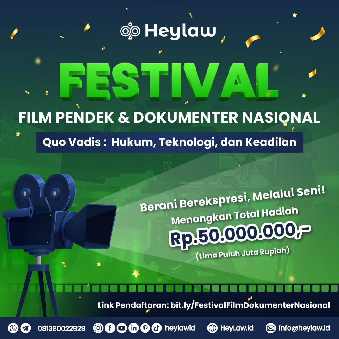 FESTIVAL FILM PENDEK & DOKUMENTER NASIONAL | HeyLaw